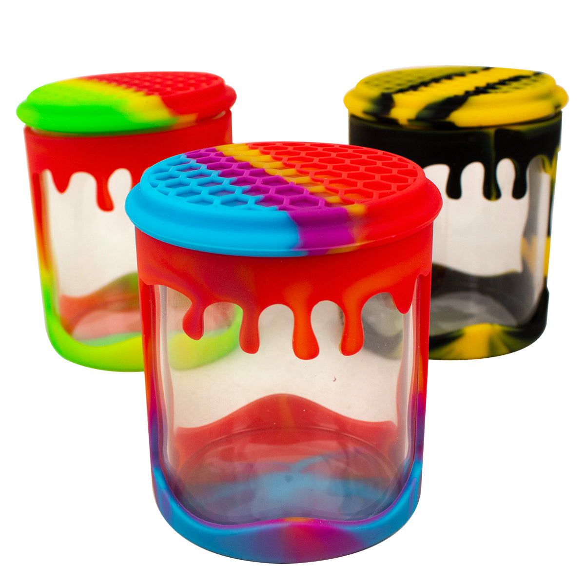 Buy 100mL Honeycomb Drip Silicone Container | Elyxr