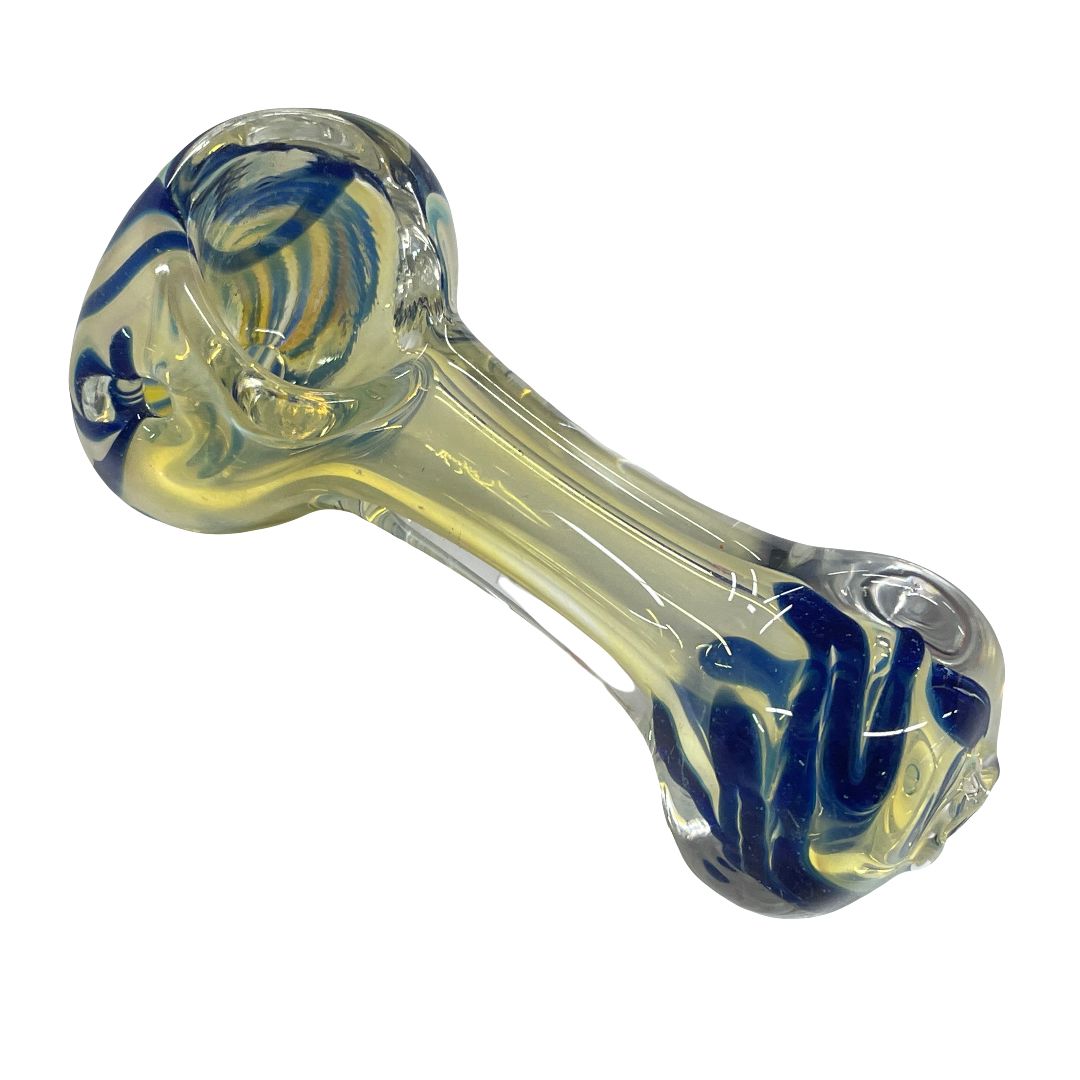 Buy 3" Fumed Swirled Glass Hand Pipe | Elyxr