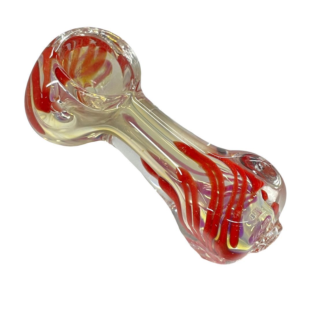 Buy 3" Fumed Swirled Glass Hand Pipe | Elyxr