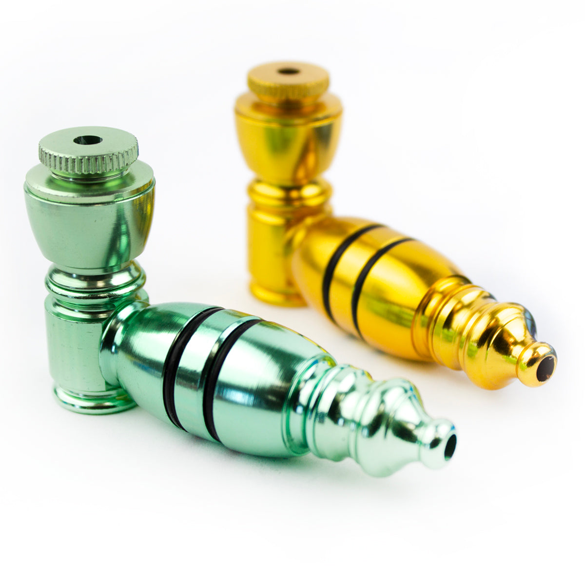 Buy 3" Single Chamber Metal Hand Pipe With 2 Rubber Seals | Elyxr