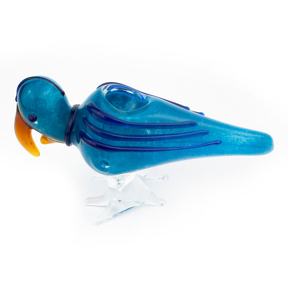 Buy 5.5" Parrot Bird Glass Hand Pipe | Elyxr