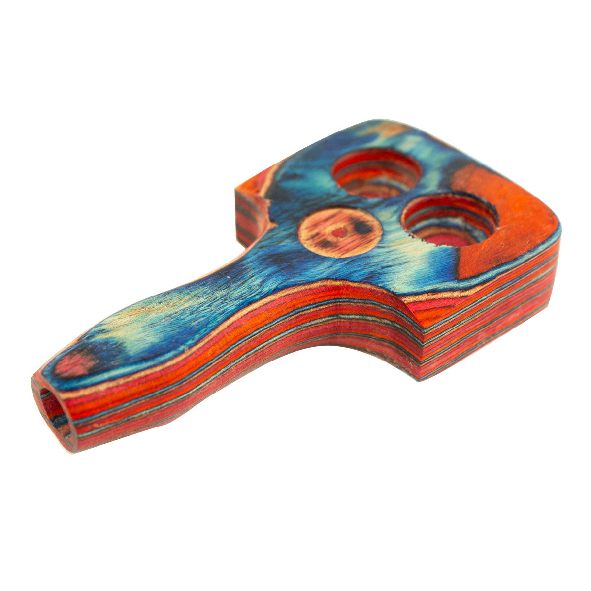Buy Double Bowl Wooden Hand Pipe | Elyxr