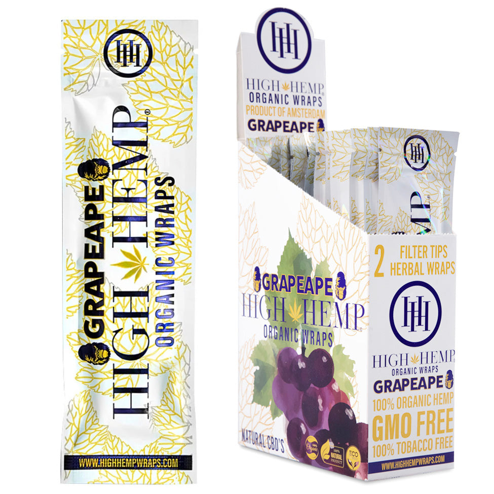Buy High Hemp Grape Ape Organic Wraps | Elyxr